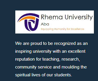 List of Courses offered in Rhema University & Requirements - Infoshoutloud